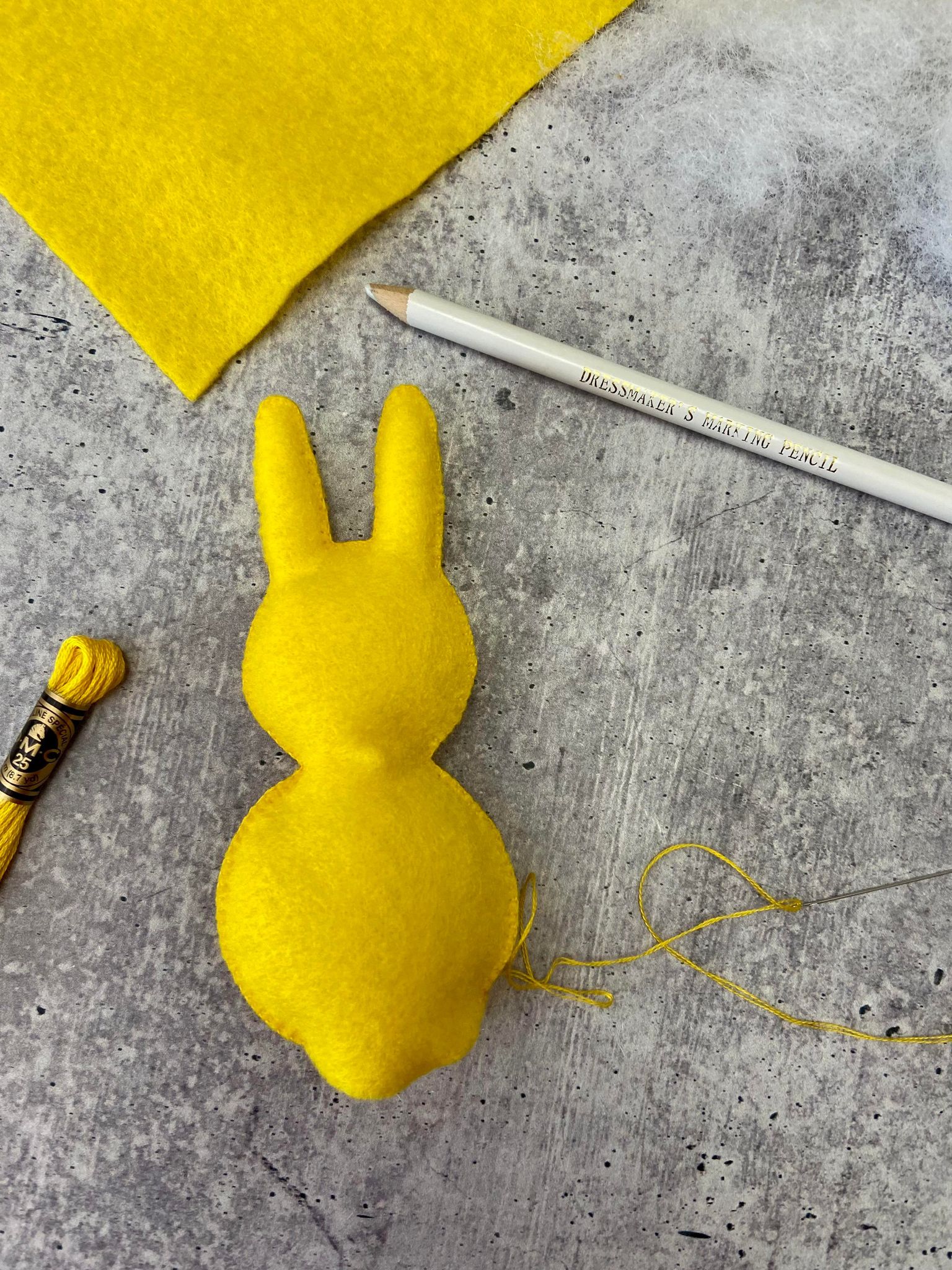Easy DIY Felt Bunny Sewing Pattern: Free Printable Template ...