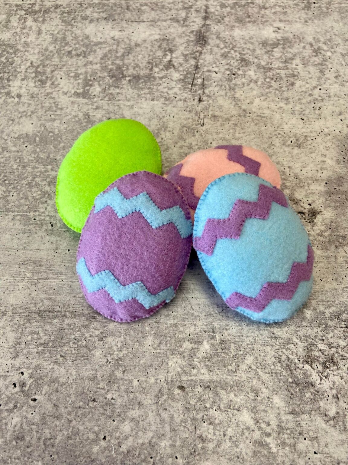 Easy Easter Egg Felt Pattern: Free Printable Template ...