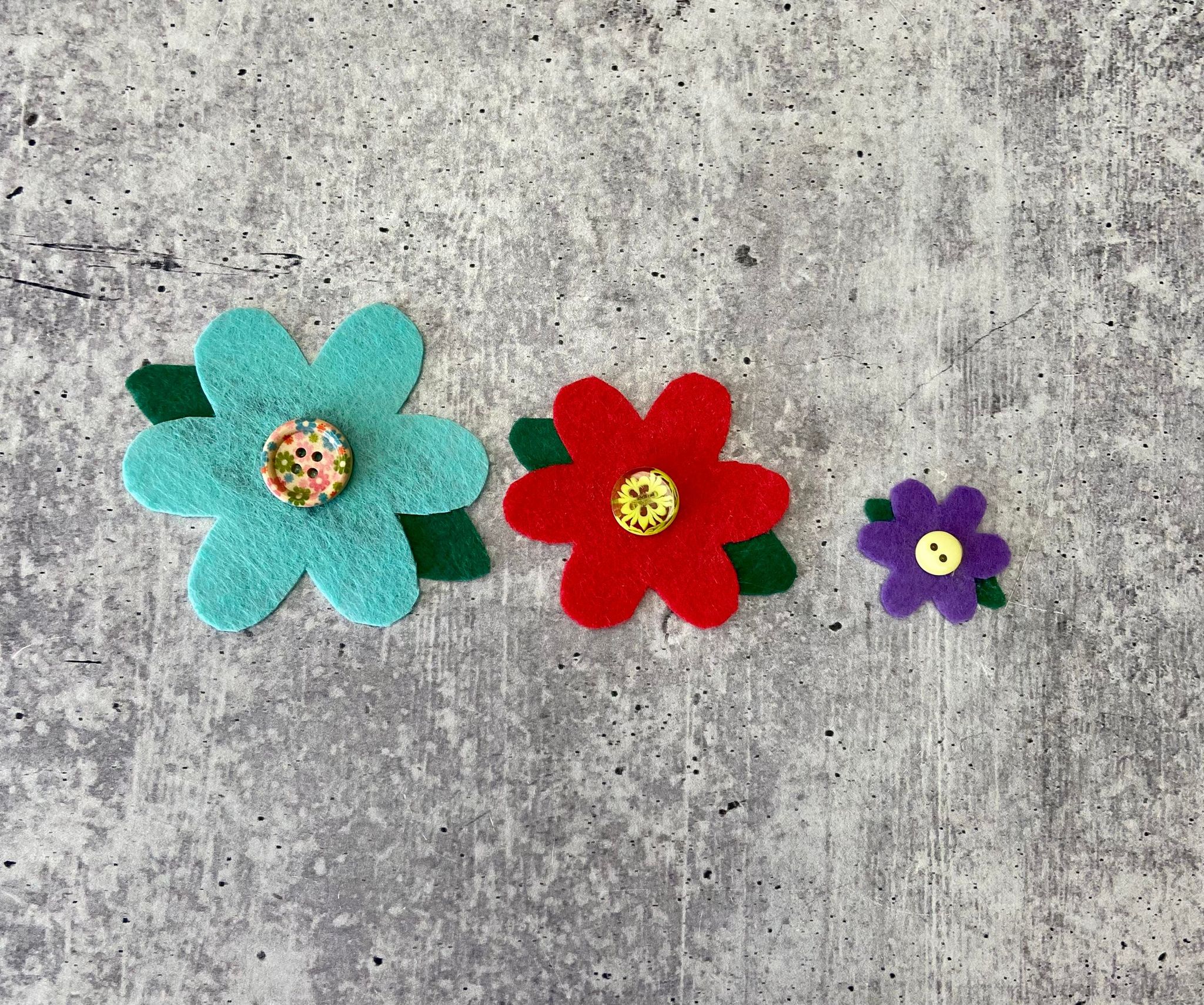Easy No Sew DIY Felt Flowers Tutorial: Free Pattern ...