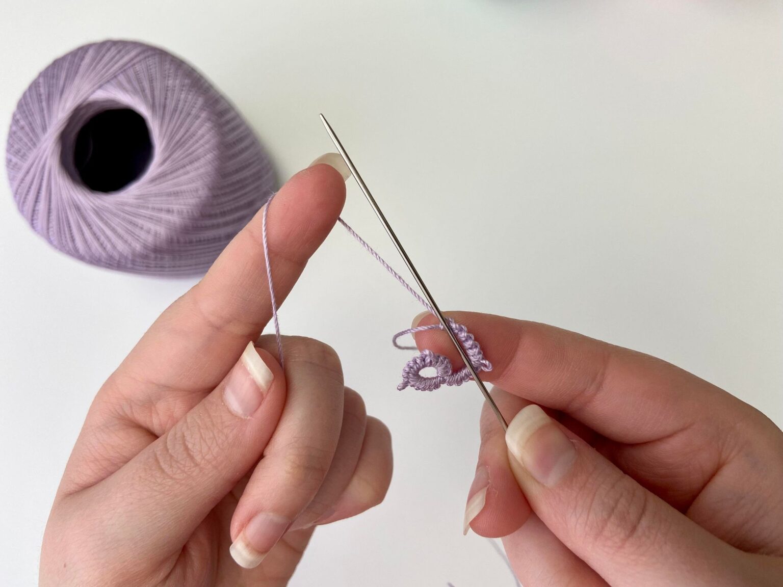 DIY Needle Tatting (Easy Step-by-Step Tutorial) - NeedlesnBeadsnSweetasCanbe