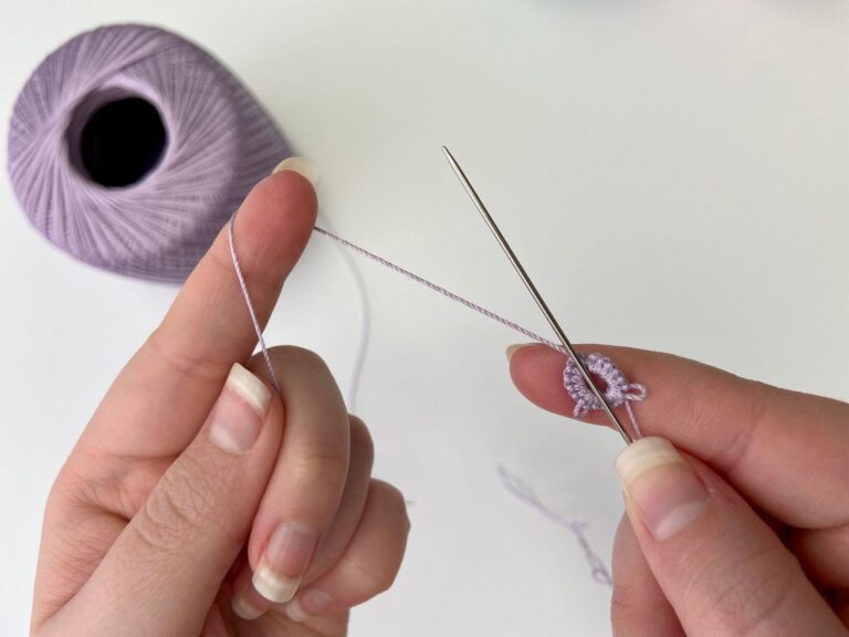 DIY Needle Tatting (Easy Step-by-Step Tutorial) - NeedlesnBeadsnSweetasCanbe