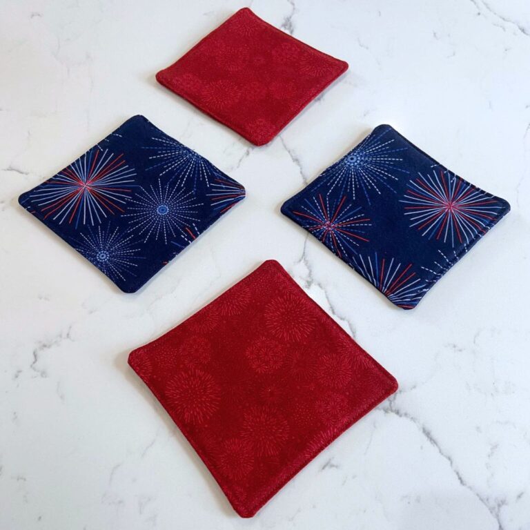 How to Make a Easy Fabric Coaster Sewing Tutorial ...