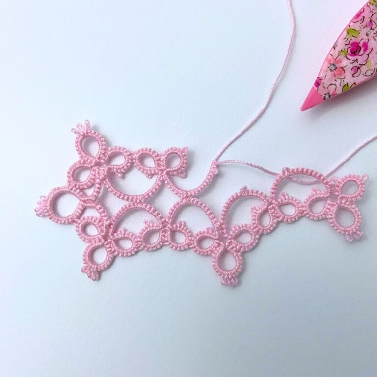Free Lace Bookmark Shuttle Tatting Pattern - NeedlesnBeadsnSweetasCanbe