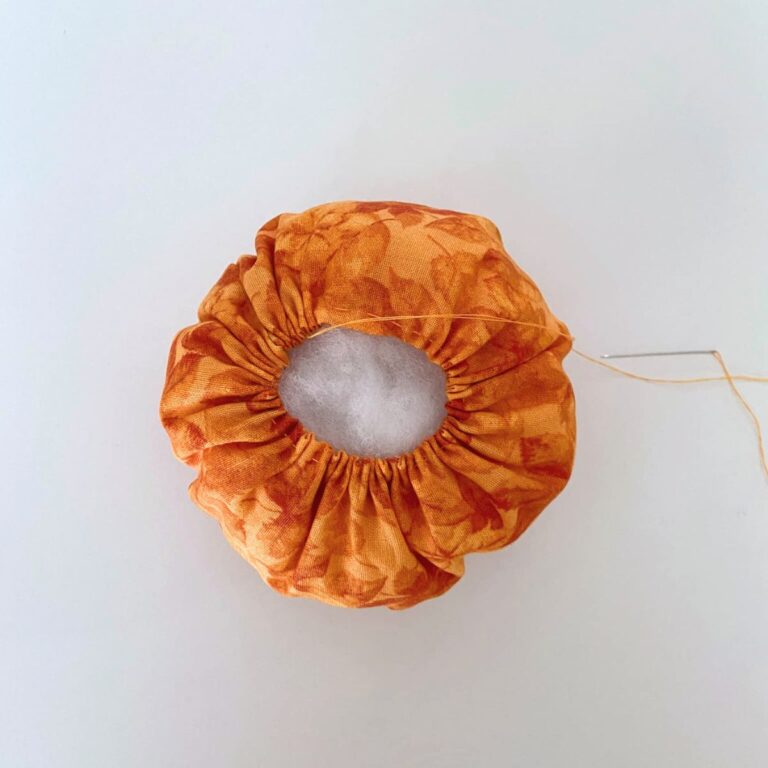 How to Make a Easy Fabric Pumpkin: Free Tutorial ...