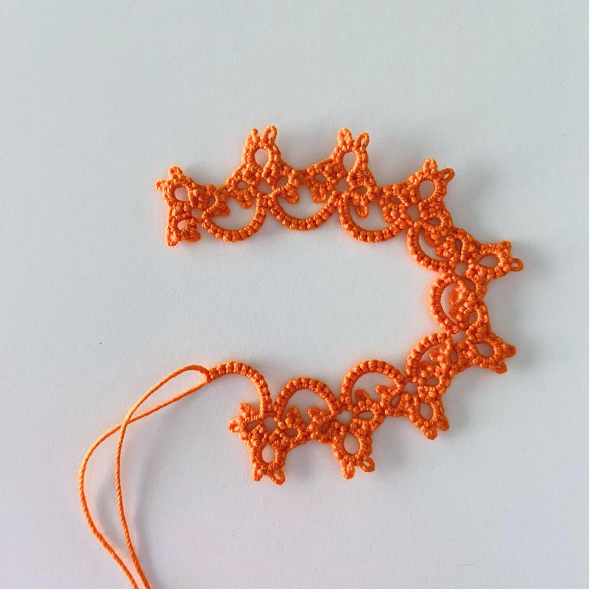 Free Fall Pumpkin Tatting Pattern and Tutorial - NeedlesnBeadsnSweetasCanbe