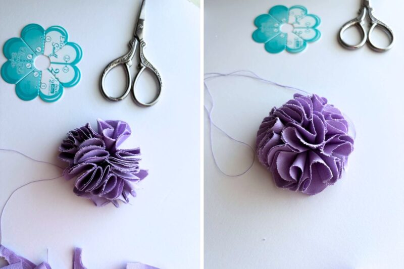 How to Make a Flower Using a Flower Template - NeedlesnBeadsnSweetasCanbe