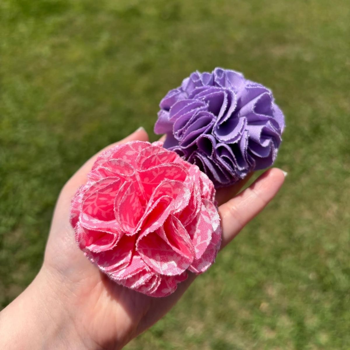 How to Make a Flower Using a Flower Template - NeedlesnBeadsnSweetasCanbe