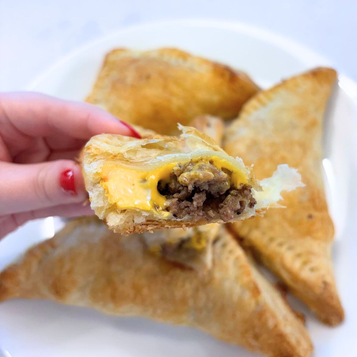 Easy Cheeseburger Pockets Recipe - NeedlesnBeadsnSweetasCanbe