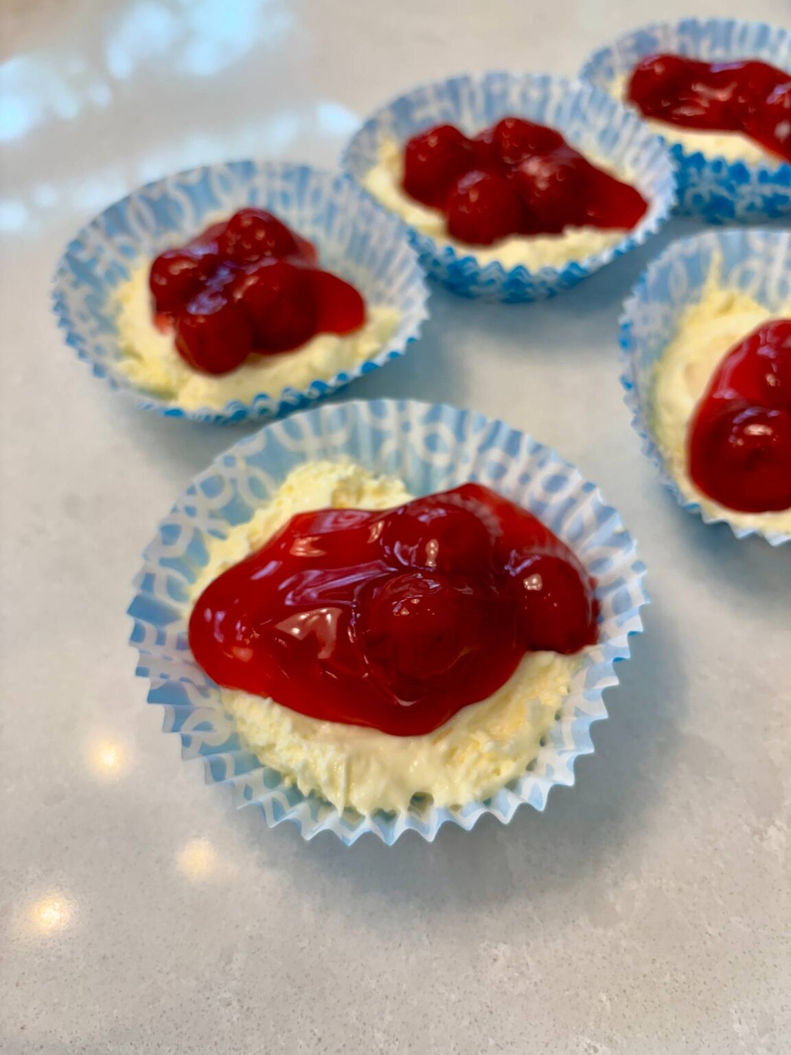 Easy Mini Cheesecake Recipe - NeedlesnBeadsnSweetasCanbe