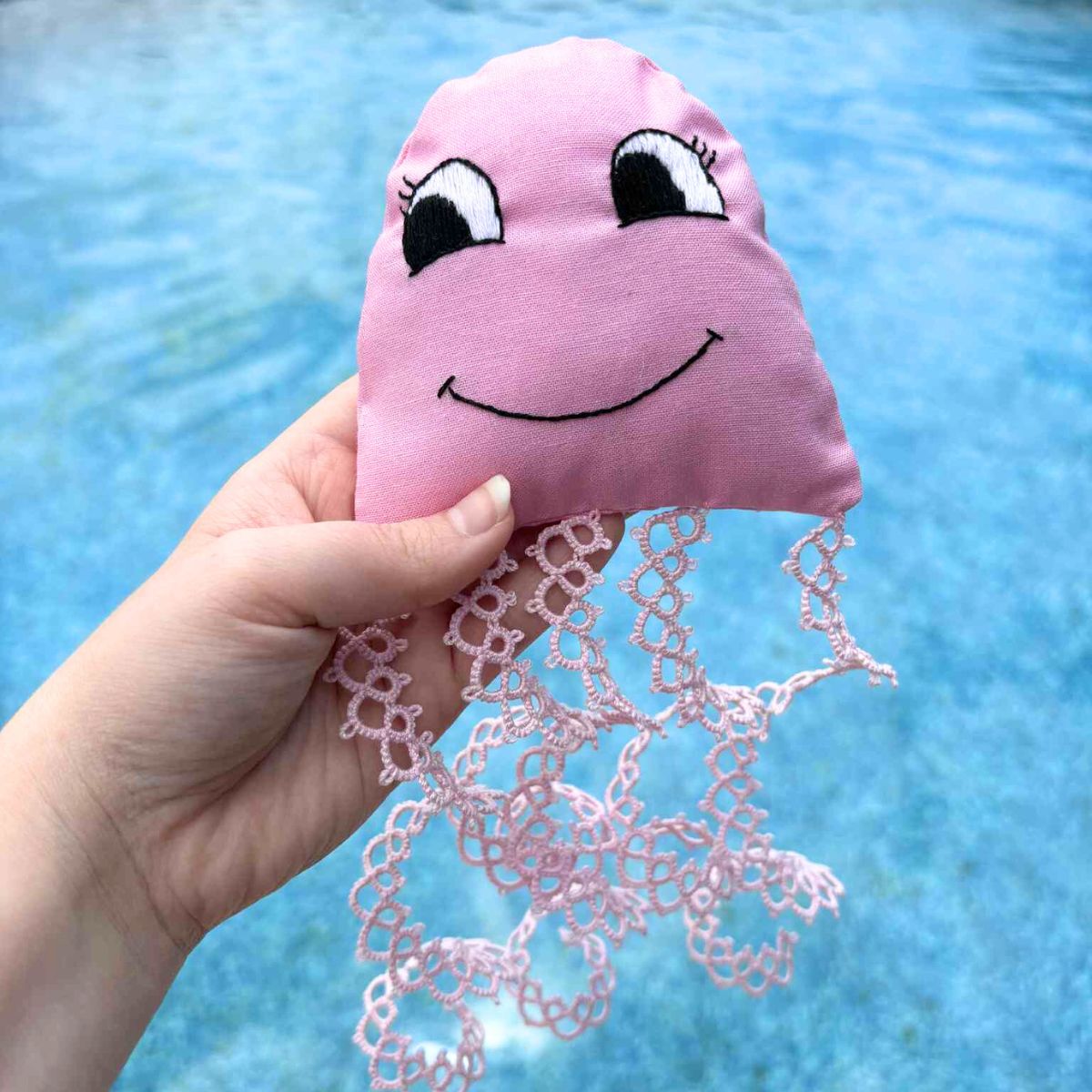 Stitching the Sea: Jellyfish Sewing & Tatting Pattern ...