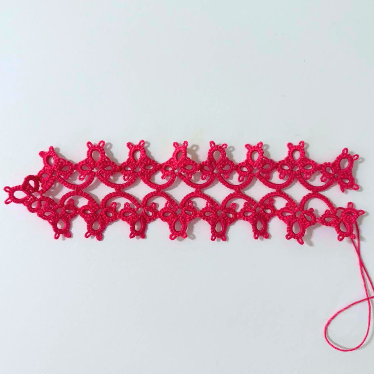 Easy Lace Bracelet Tatting Pattern (Beginner-Friendly ...