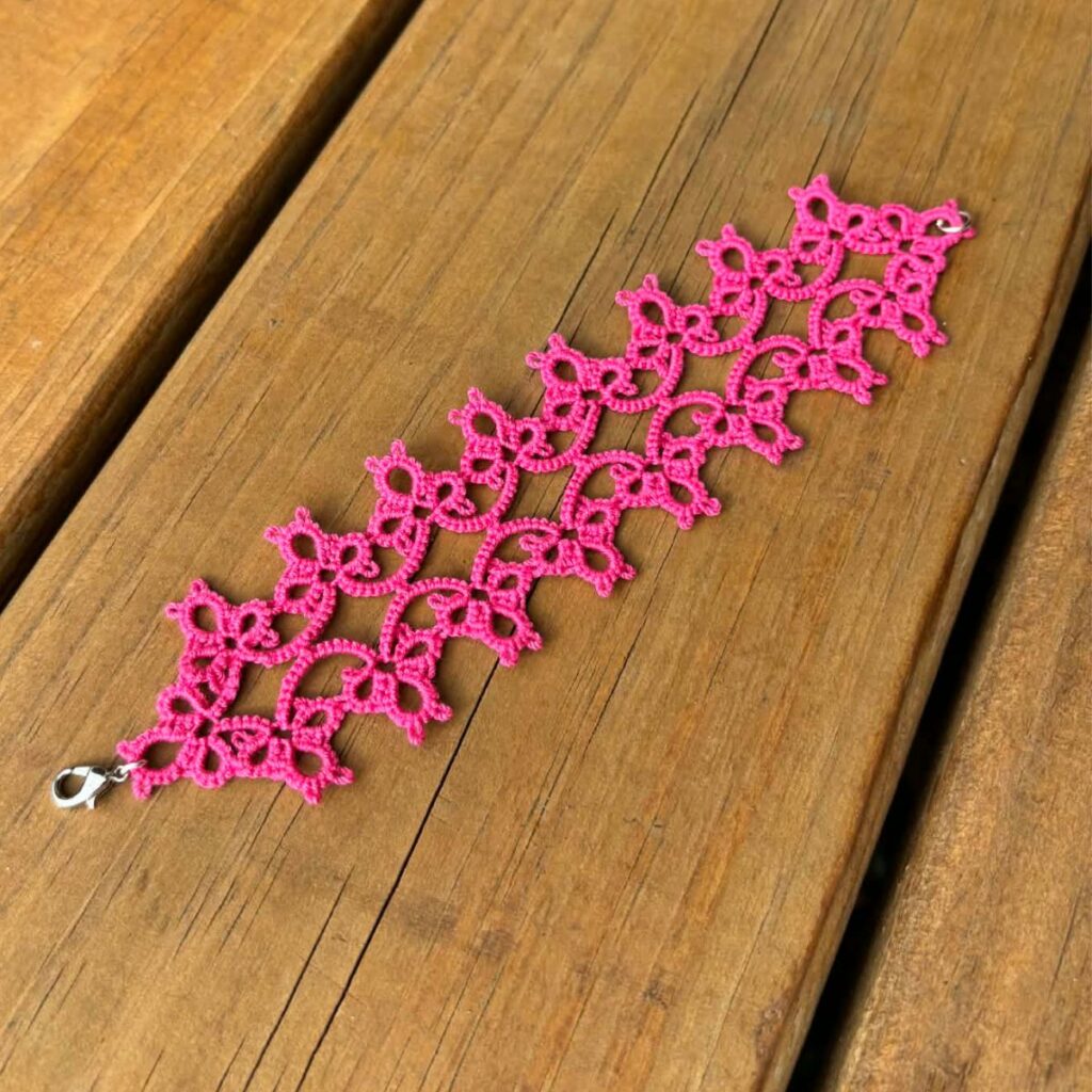Easy Lace Bracelet Tatting Pattern (Beginner-Friendly ...